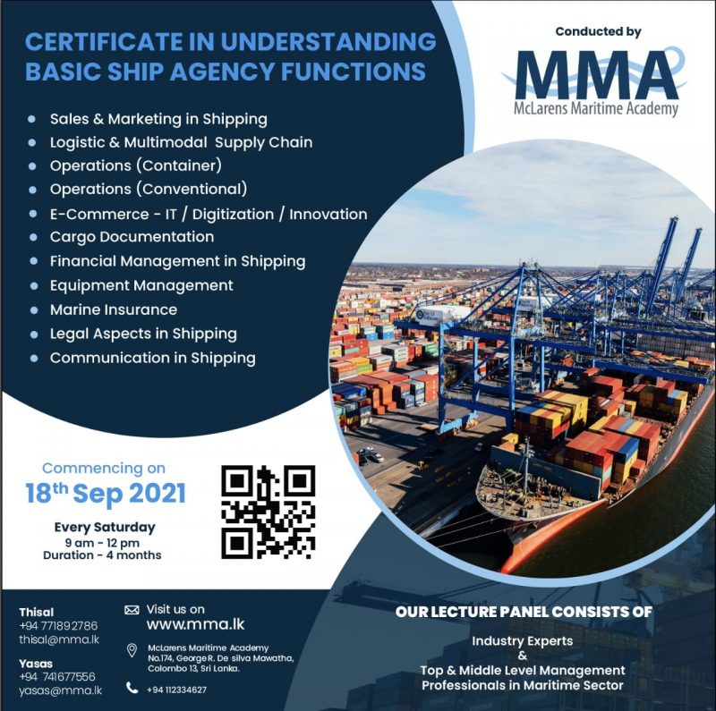 Certificate in Understanding Basic Ship Agency Functions – McLarens ...